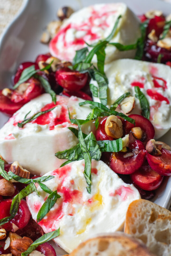 Burrata Appetizer with Roasted Cherries – Sweet, Savory & Stunning ...
